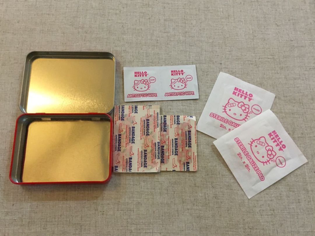 Hello Kitty First Aid Kit, Health & Nutrition, Medical Supplies & Tools ...