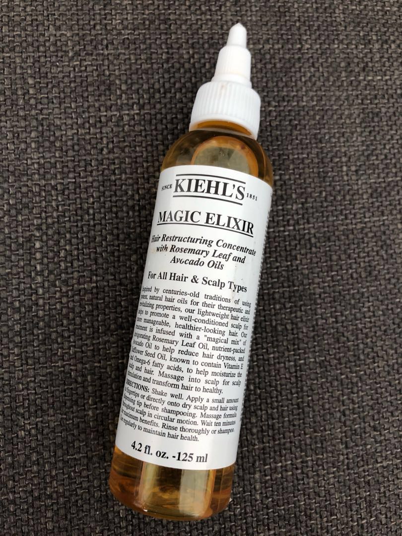 KIEHL'S magic elixir - hair oil, Beauty & Personal Care, Hair on Carousell