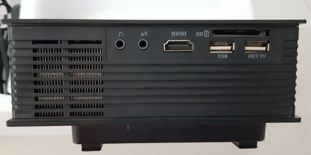 LED projector (UNIC 46 - Black) WiFi ready, TV & Home Appliances, TV ...