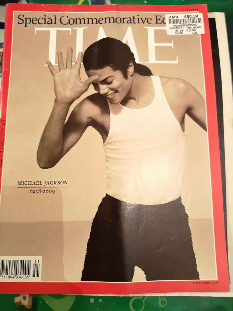 Michael Jackson Time magazine, 興趣及遊戲, 收藏品及紀念品, 古董收藏 - Carousell