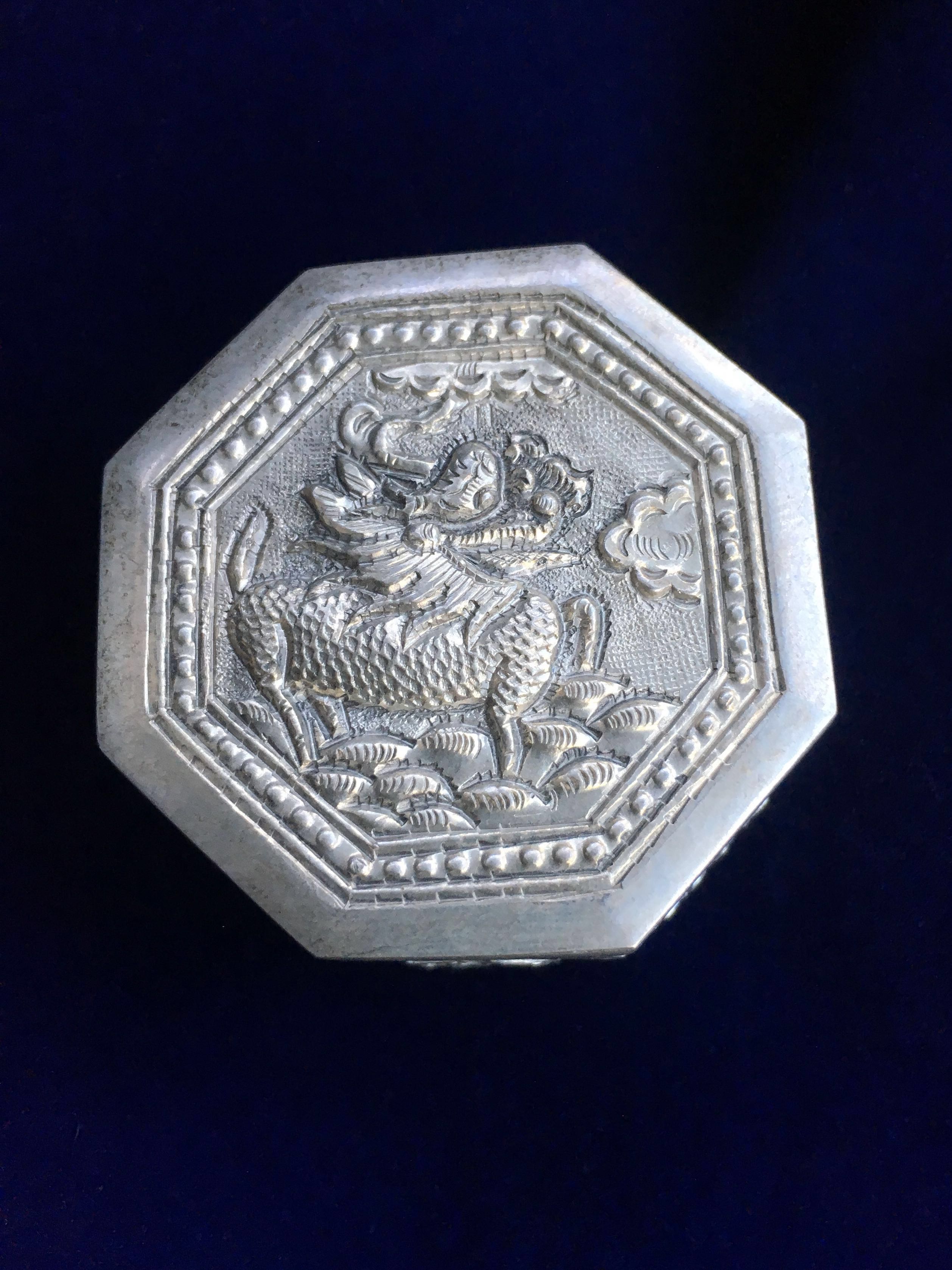 Old Peranakan Silver repousse jewellery box, Women's Fashion, Jewelry ...