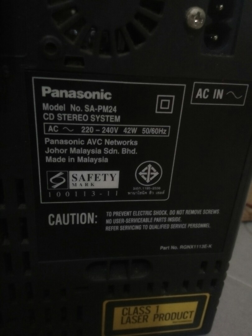 Panasonic player, TV & Home Appliances, TV & Entertainment, Blu-Ray ...