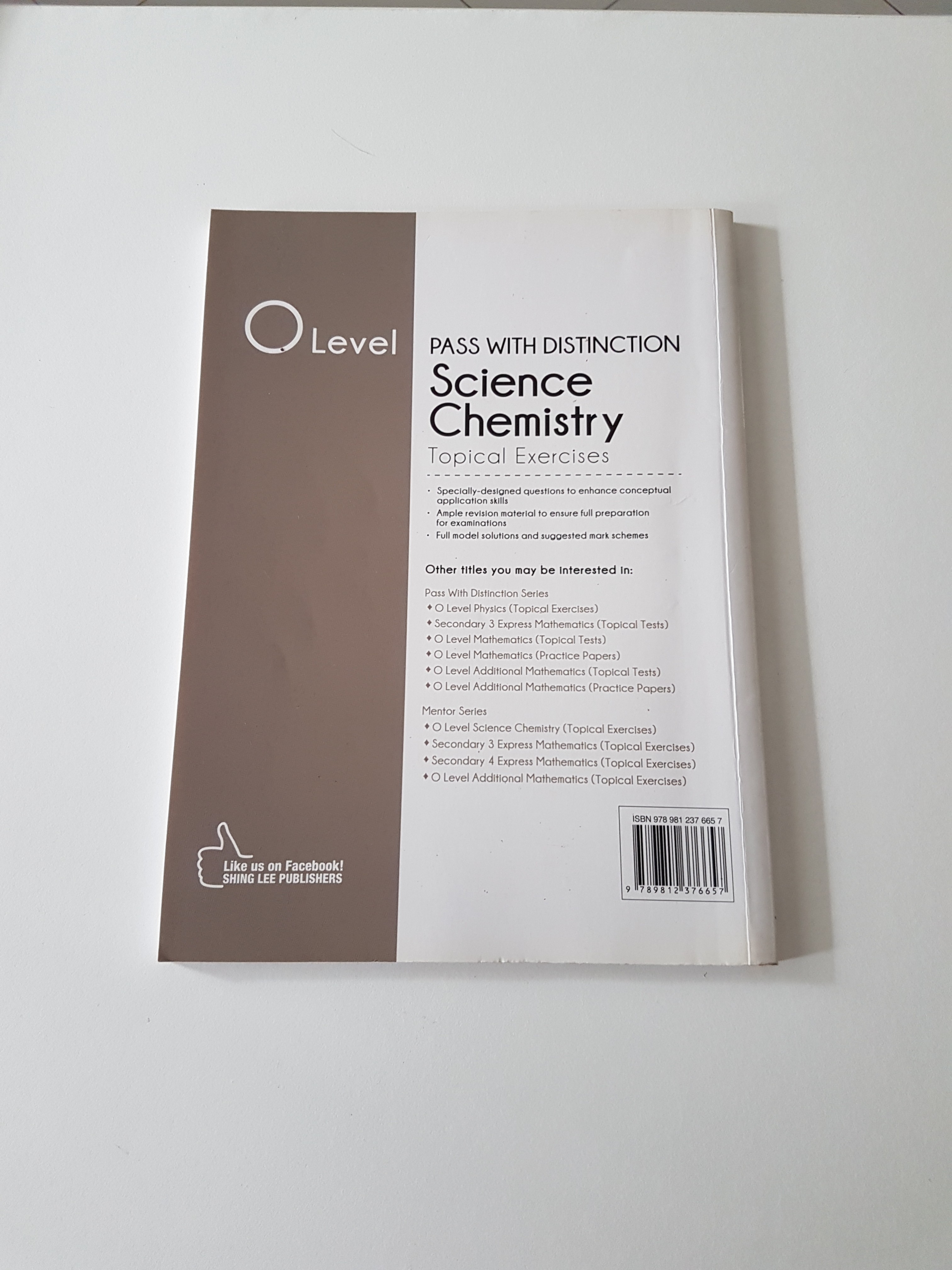 Pass with Distinction Science Chemistry Topical Exercises by Sean Chua ...