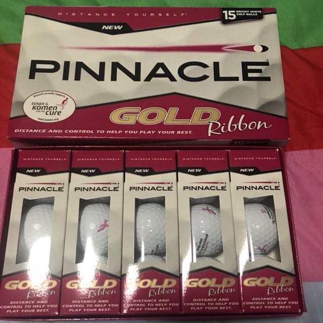 Pinnacle Gold Ribbon Golf balls, Everything Else on Carousell