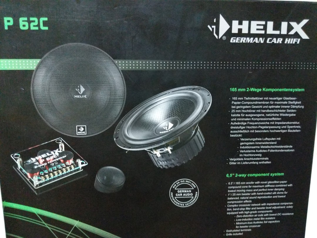 Pre loved HELIX P 62C Precision Series component speaker system, Car ...