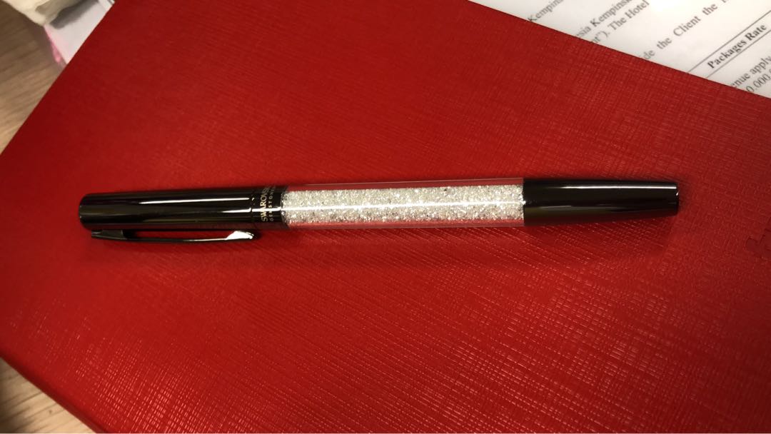Swarovski pen, Books & Stationery, Stationery on Carousell