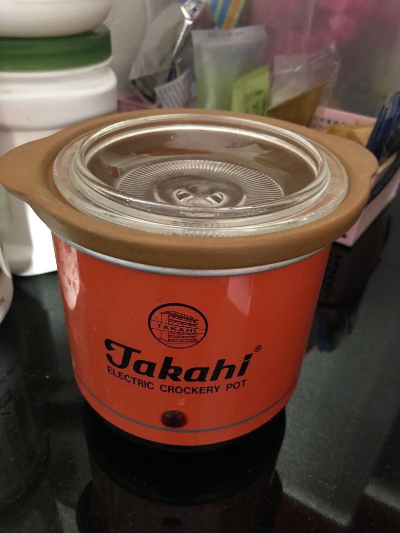 Takahi slow cooker (Used) 0.7l, TV & Home Appliances, Kitchen ...