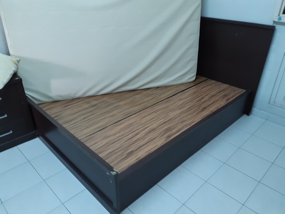 Used bed frame only. Free, Furniture & Home Living, Furniture, Bed ...