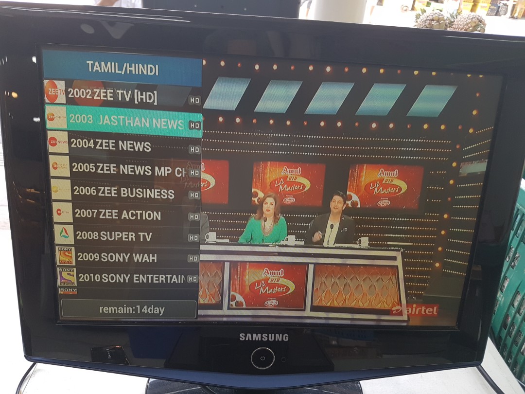 Android Tv Box with Iptv acc. Many Tamil Hindi channel, TV & Home ...