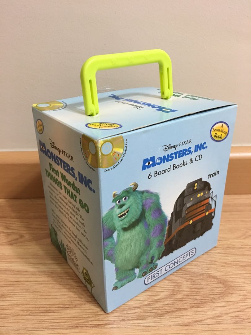 Disney Pixar Monsters Inc 6 Board books + Music CD, Hobbies & Toys ...