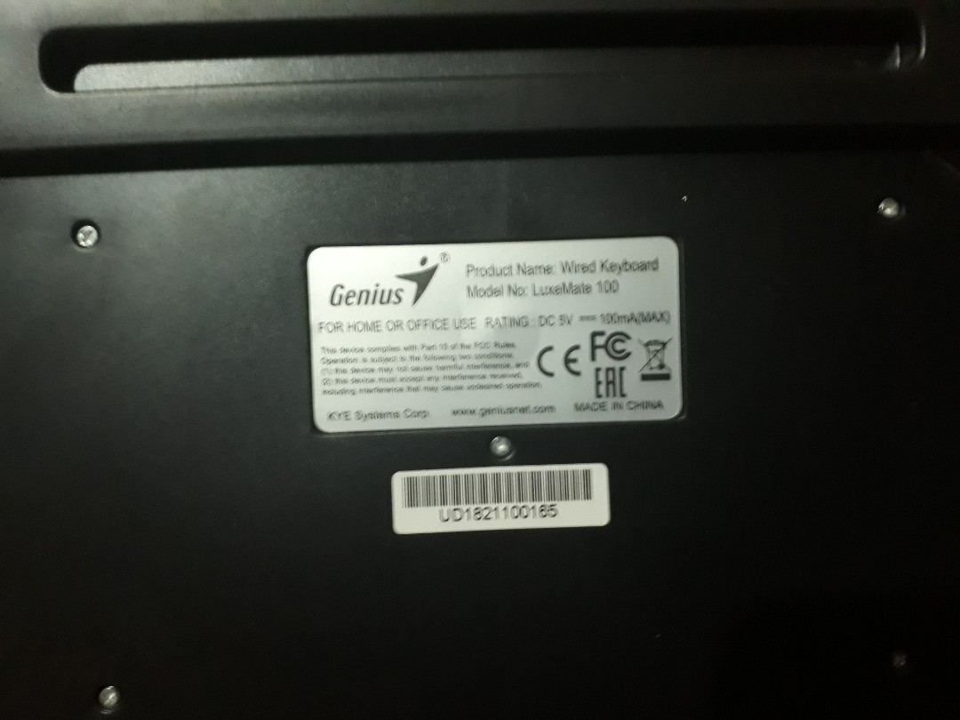 Genius Keyboard Original, Computers & Tech, Parts & Accessories ...