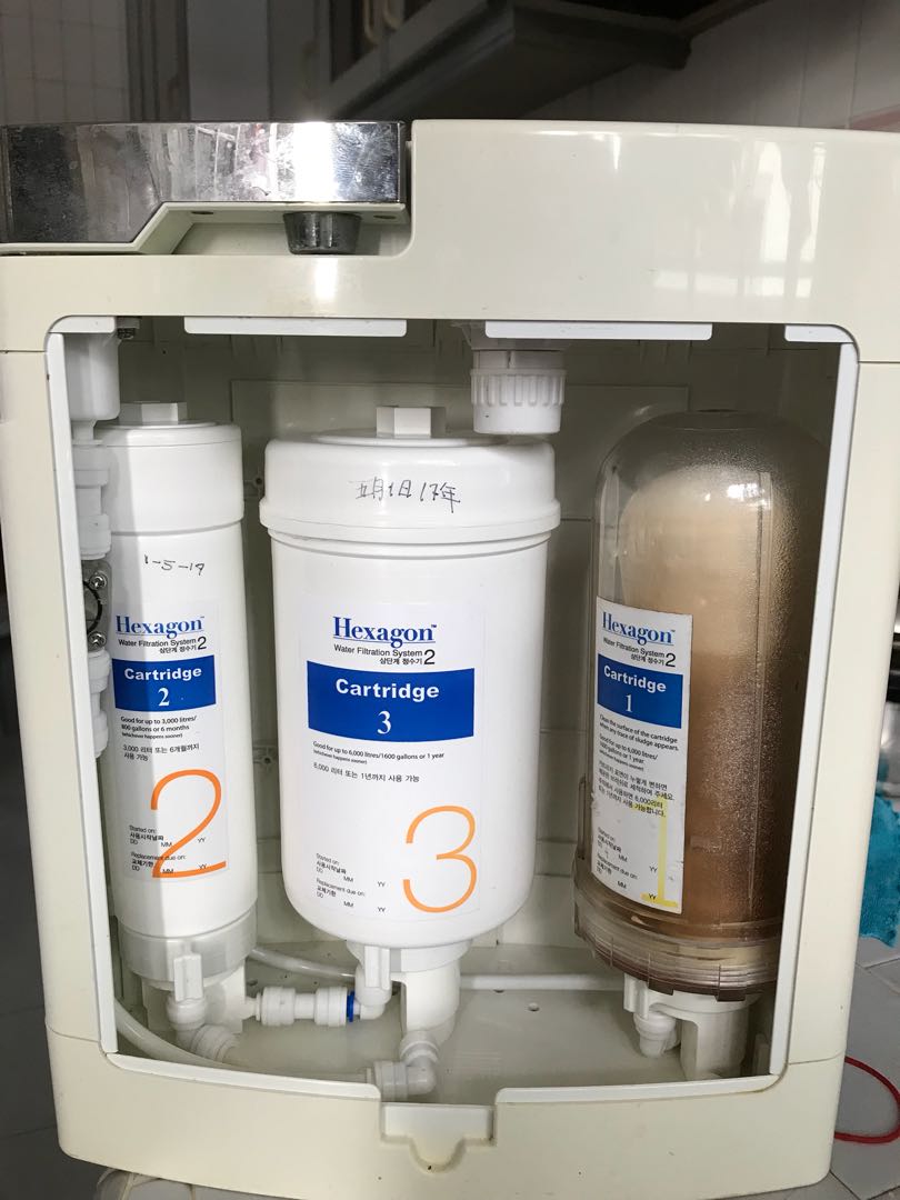 Hexagon water filtration system 2, TV & Home Appliances, Kitchen ...