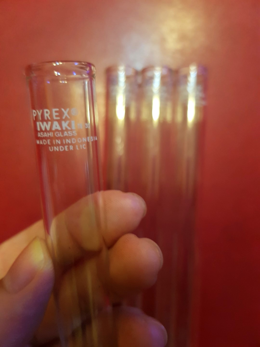 Iwaki TE-32 Pyrex Asahi Glass Test Tube, Hobbies & Toys, Stationery ...