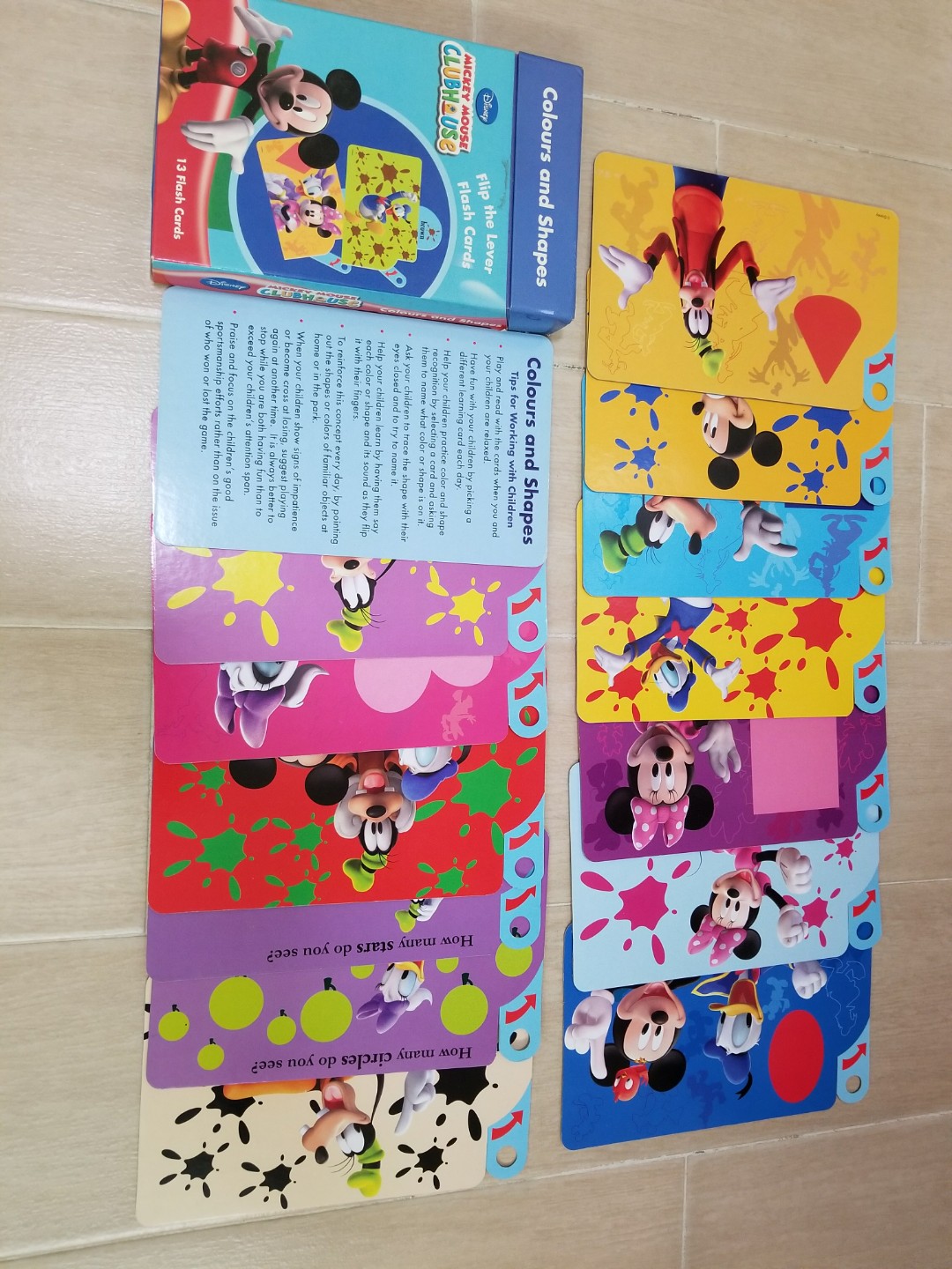 Mickey Mouse Flash Card, 書本 & 文具, 小朋友書 - Carousell