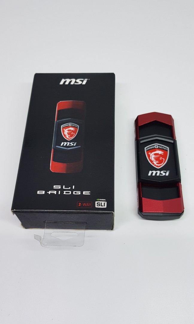 MSI SLI Gaming Bridge 4K Video 2-Way Model 2WAY SLI Bridge L, Computers ...