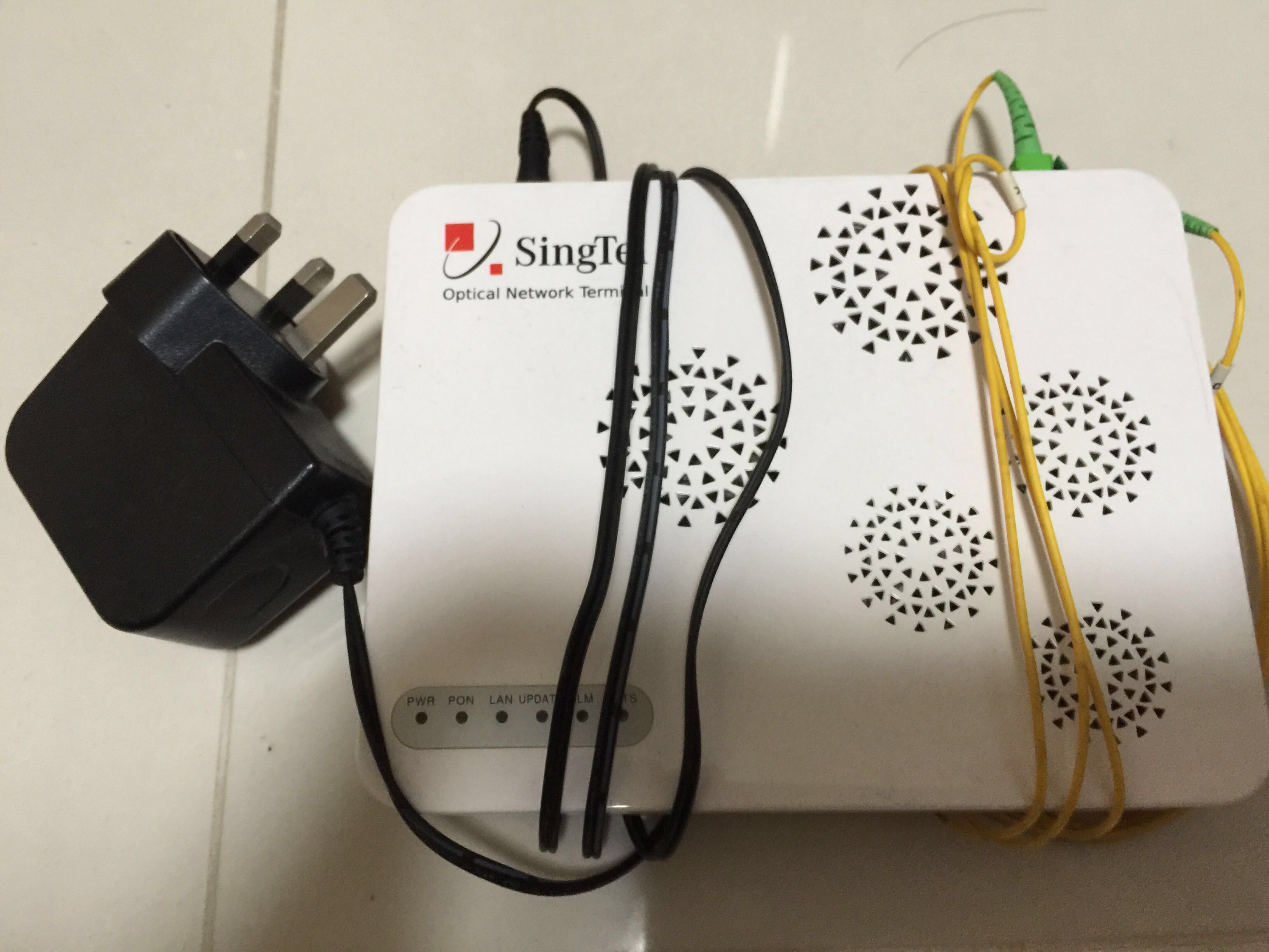 Singtel modem and ONT, Computers & Tech, Parts & Accessories ...