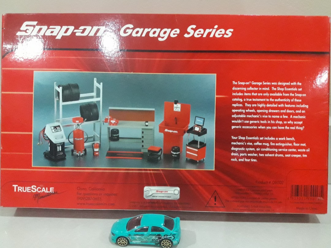 TrueScale Snap-On Garage Series 1:18 Scale Shop Essentials, Hobbies ...