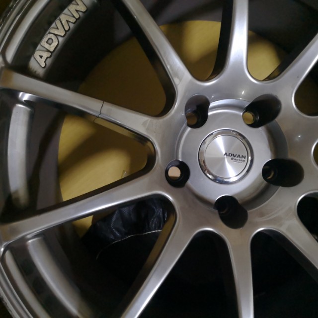 Used replica Advan racing rim for evo x, Car Accessories, Tyres & Rims ...