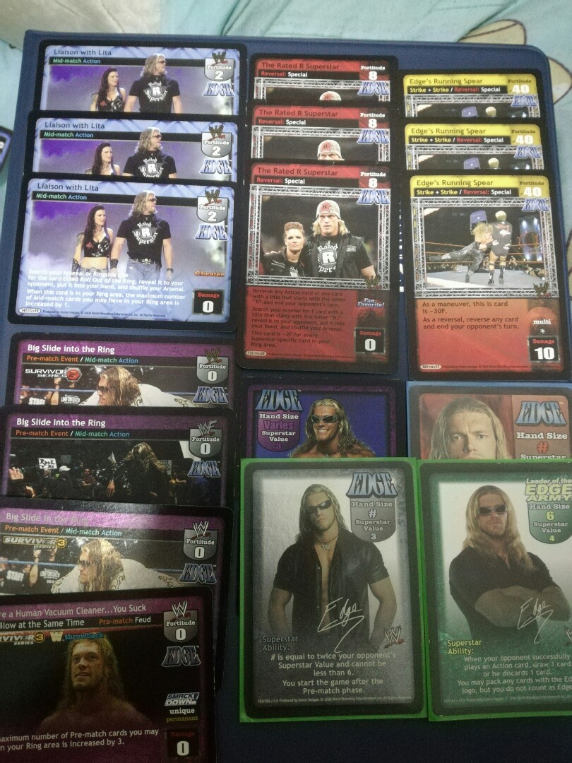 WWE raw deal Edge set with free card, Hobbies & Toys, Toys & Games on ...