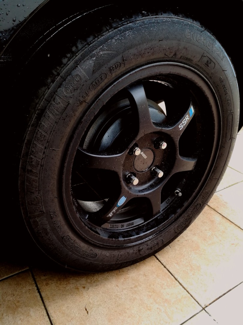 15" SSR sport rim with Michelin tyre, Auto Accessories on Carousell