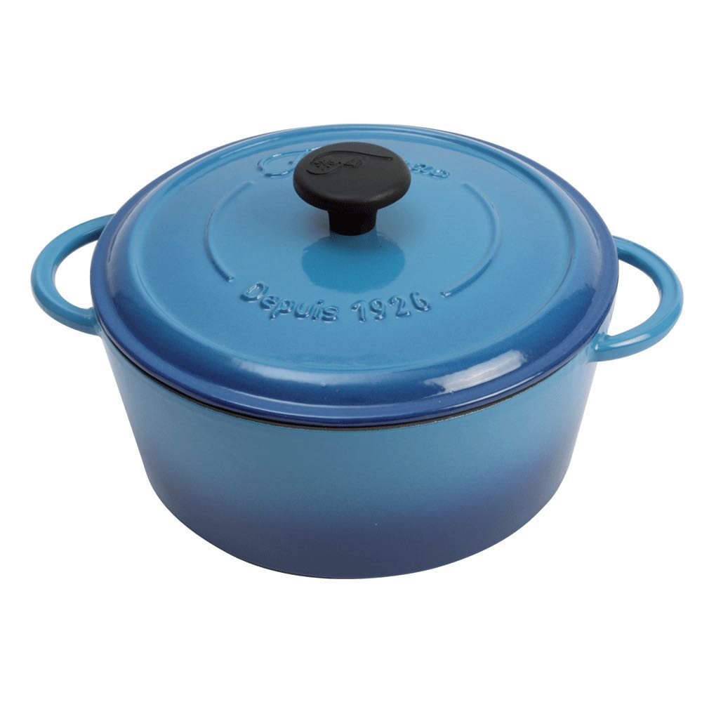 24cm Fontignac Round Cast Iron pot 3.6L, Furniture & Home Living ...