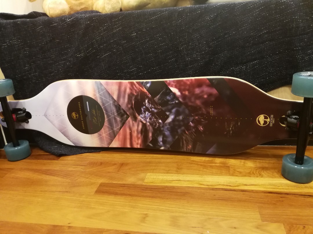Arbor Axis Walnut Longboard, Sports Equipment, Sports & Games, Skates ...
