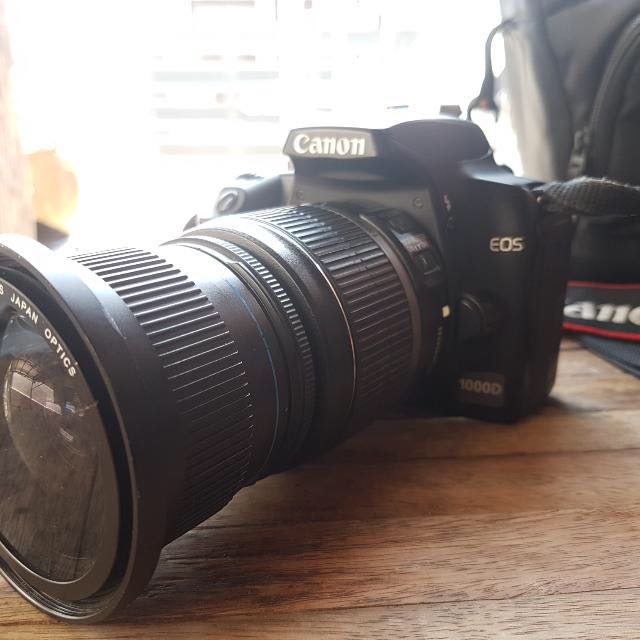 Canon 1000D With Accessories, Photography, Photography Accessories ...