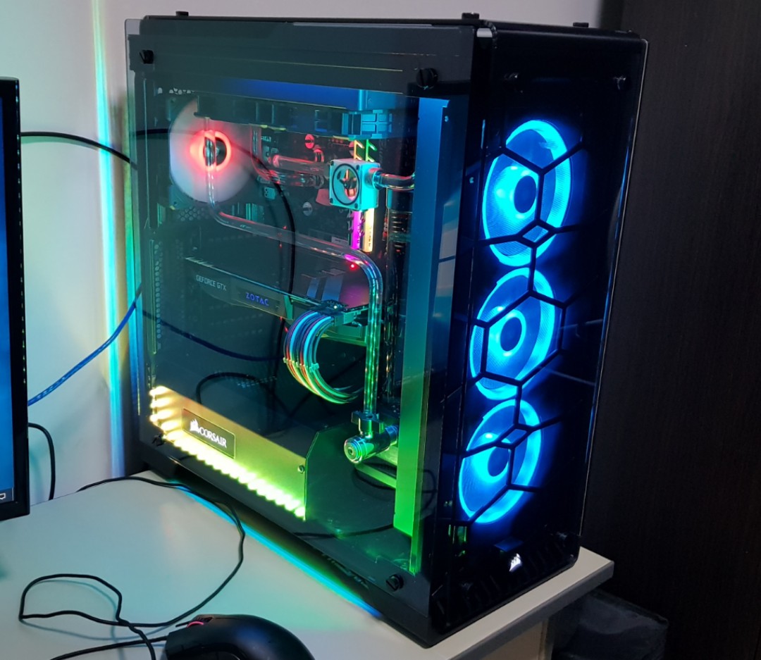 Custom Watercooling Desktop PC, Computers & Tech, Desktops on Carousell