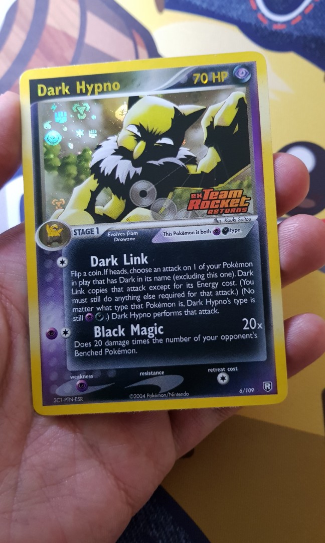 Dark Hypno Team Rocket Returns Stamp 6/109 Holo Pokemon Card, Hobbies ...