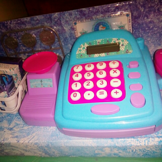 Disney Frozen Cash Register, Hobbies & Toys, Toys & Games on Carousell