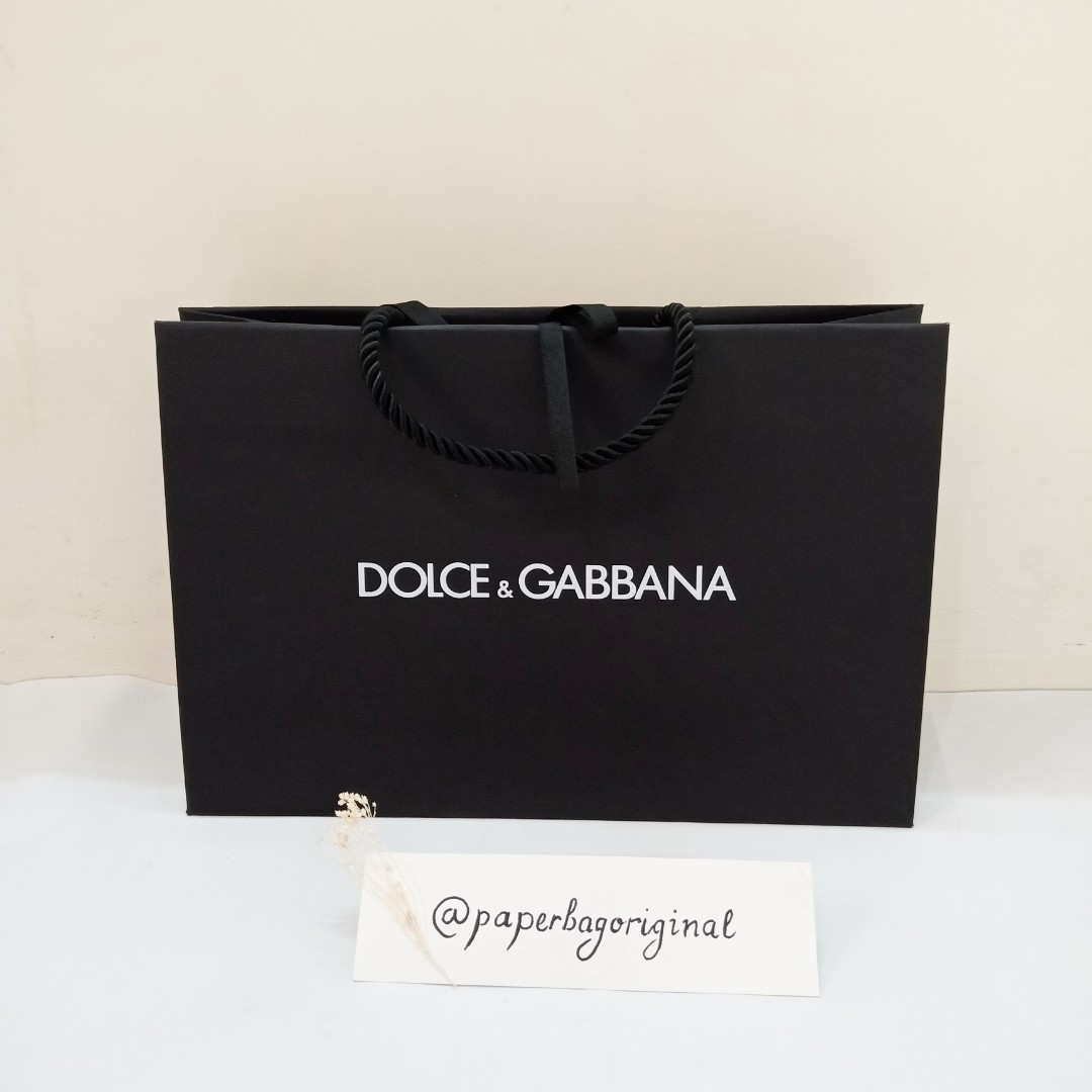 Dolce Gabbana Paperbag Authentic paper bag original, Serba Serbi di ...