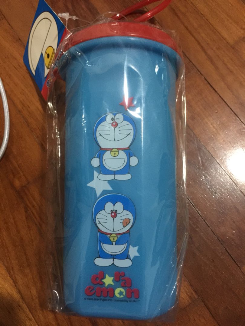 Doraemon Water bottle, Babies & Kids, Bathing & Changing, Bathtub ...