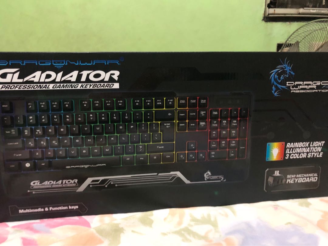 Gaming Keyboard(DRAGONWAR Gladiator Professional Gaming Keyboard ...