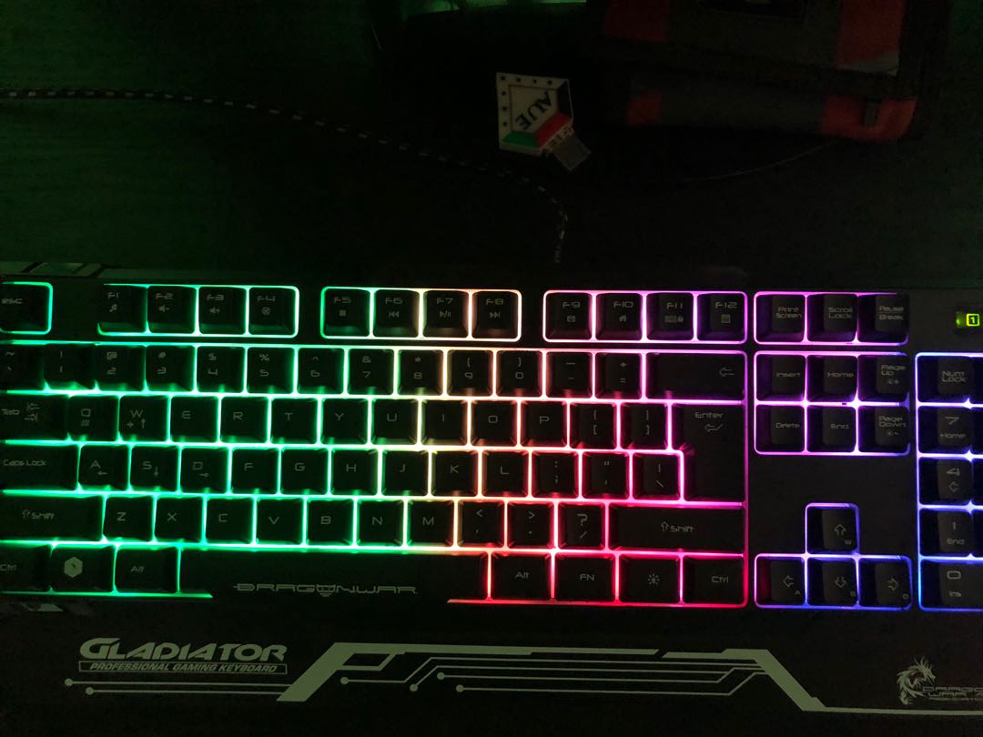 Gaming Keyboard(DRAGONWAR Gladiator Professional Gaming Keyboard ...
