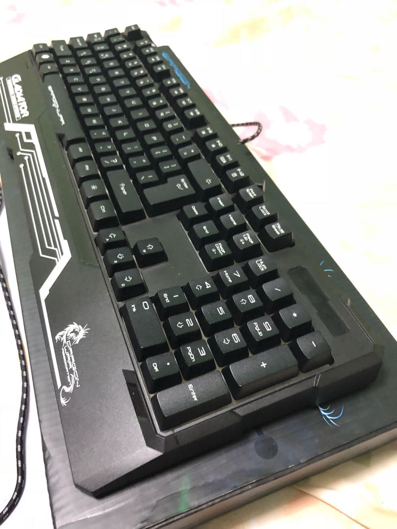 Gaming Keyboard(DRAGONWAR Gladiator Professional Gaming Keyboard ...