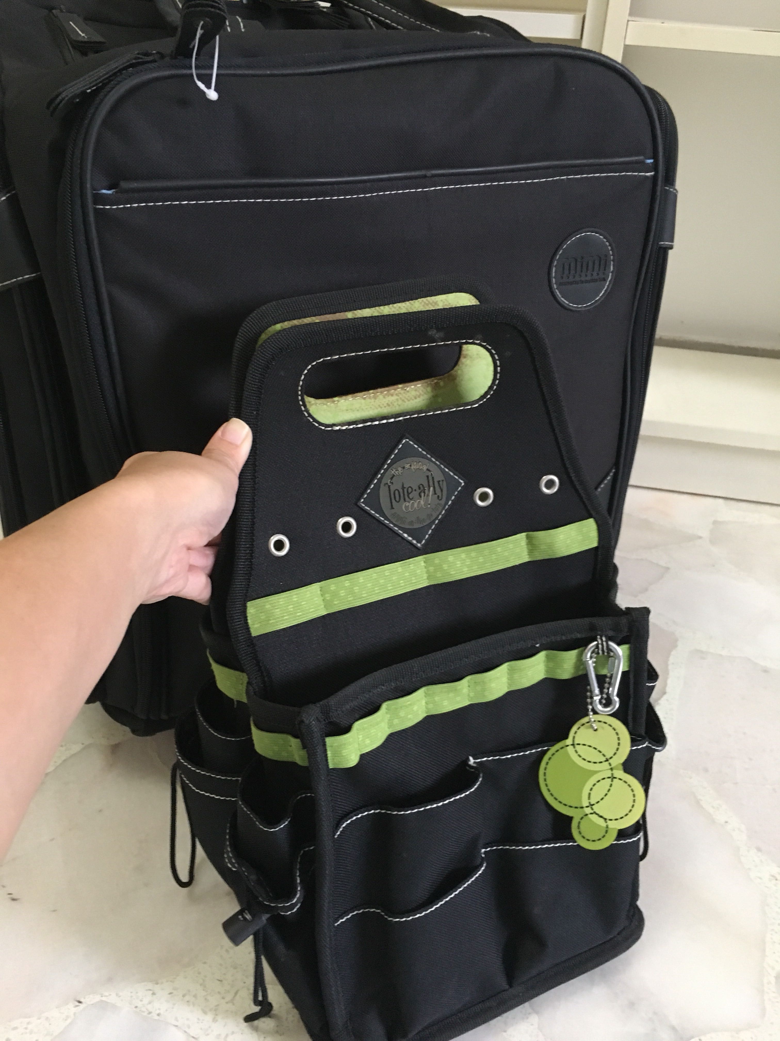 Large Wheeled Tote in black (Thermoweb) with free caddy, Hobbies & Toys ...