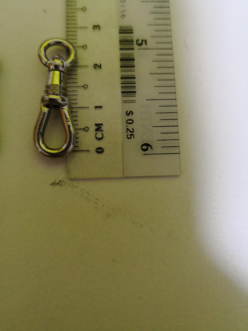 original stainless steel ah fok hook/clip for amulet, Women's Fashion ...