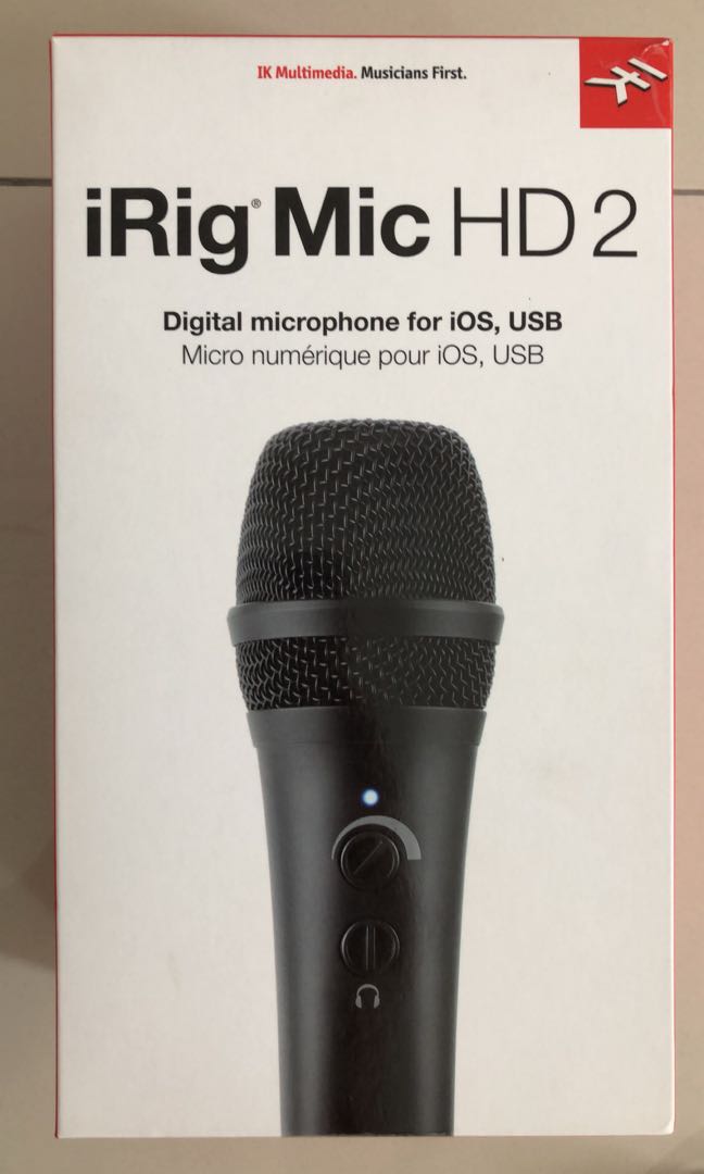 Portable Microphone - iRig Mic HD 2, Hobbies & Toys, Music & Media ...