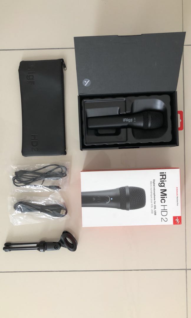 Portable Microphone - iRig Mic HD 2, Hobbies & Toys, Music & Media ...