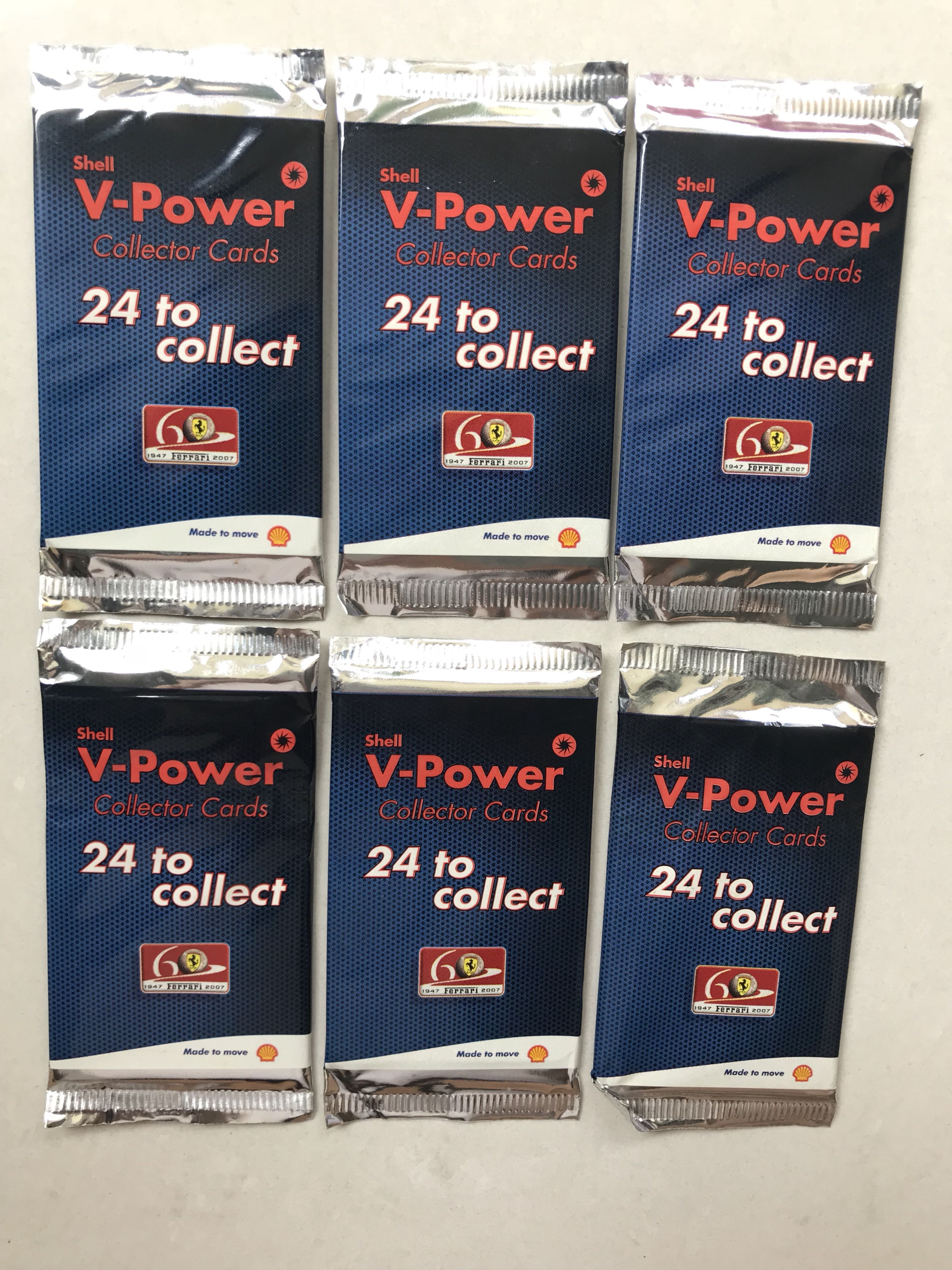 Shell V-Power Ferrari Collectible cards (6 packs), Hobbies & Toys ...