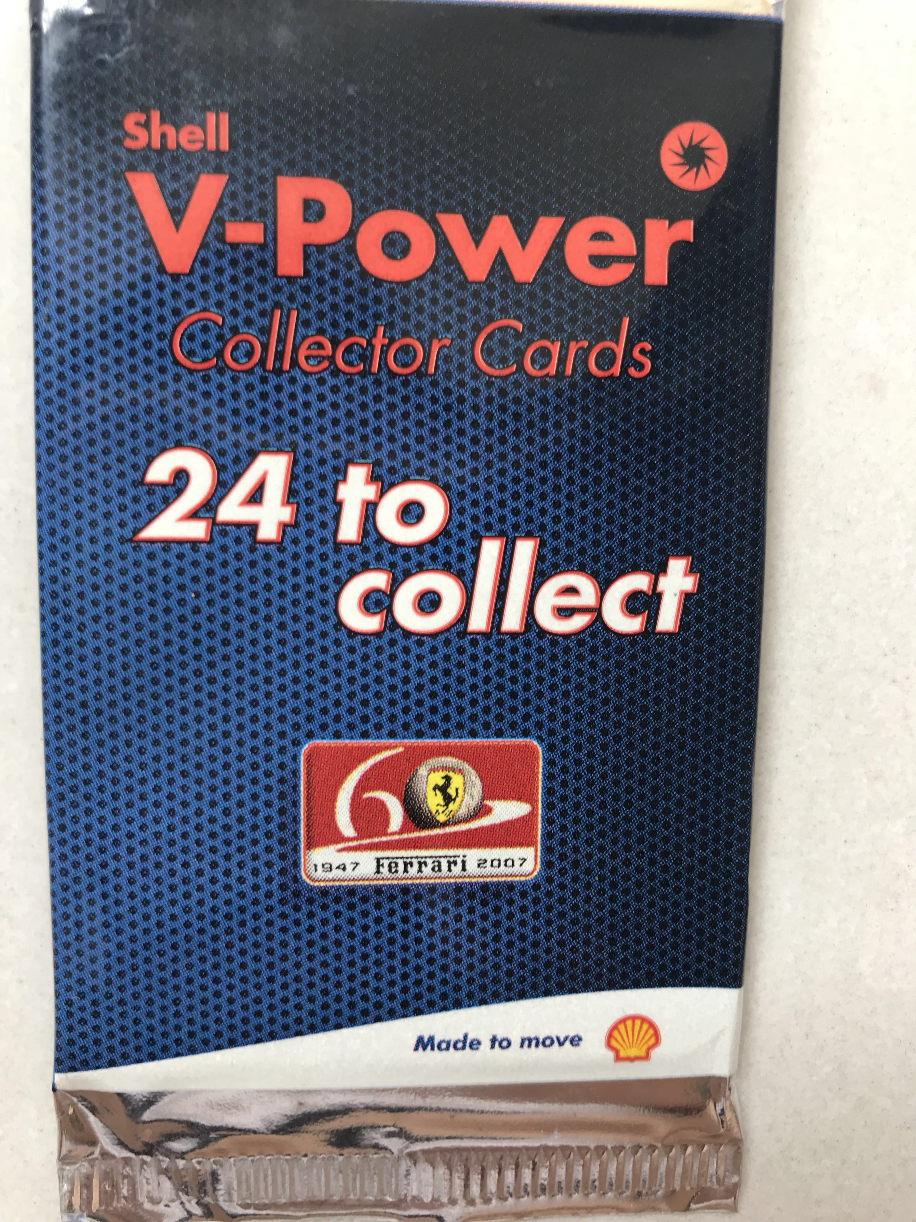 Shell V-Power Ferrari Collectible cards (6 packs), Hobbies & Toys ...