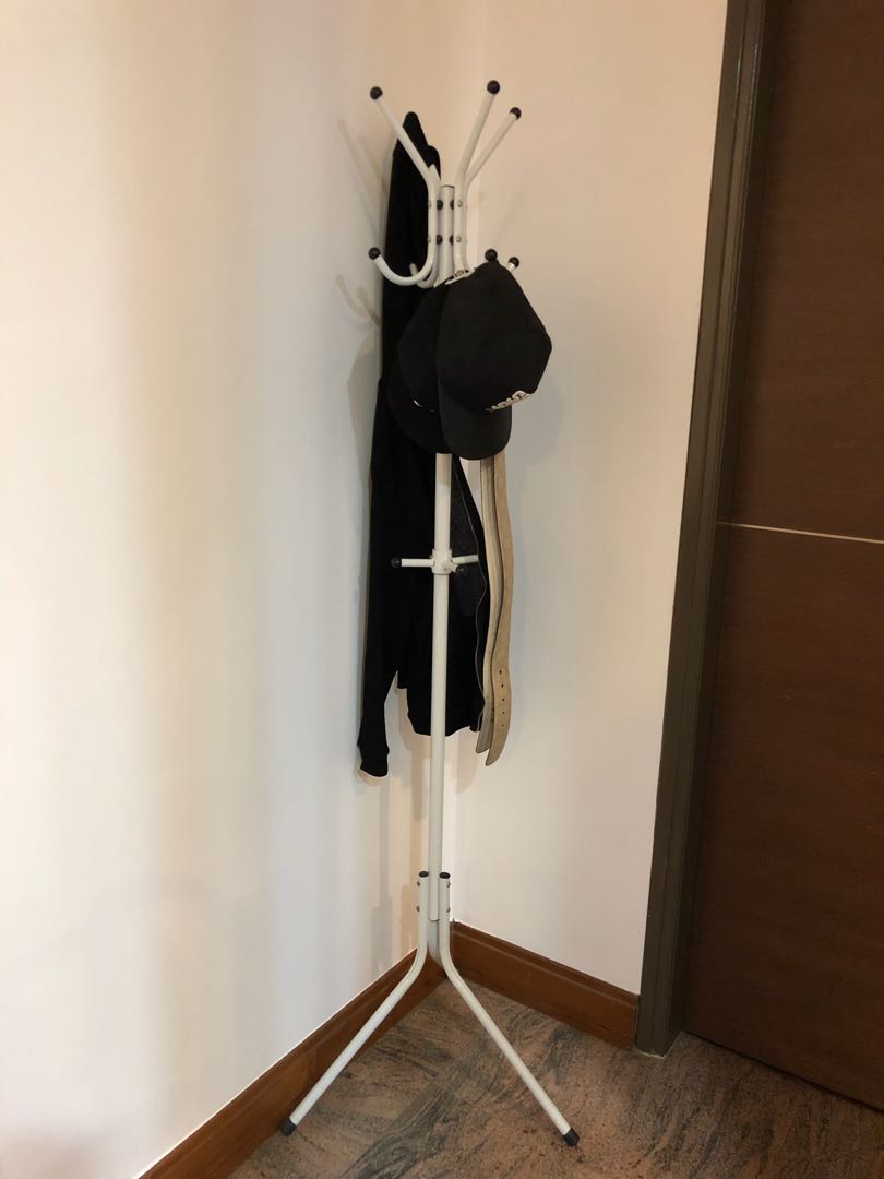 Standing poles clothes hanger, Furniture & Home Living, Furniture ...