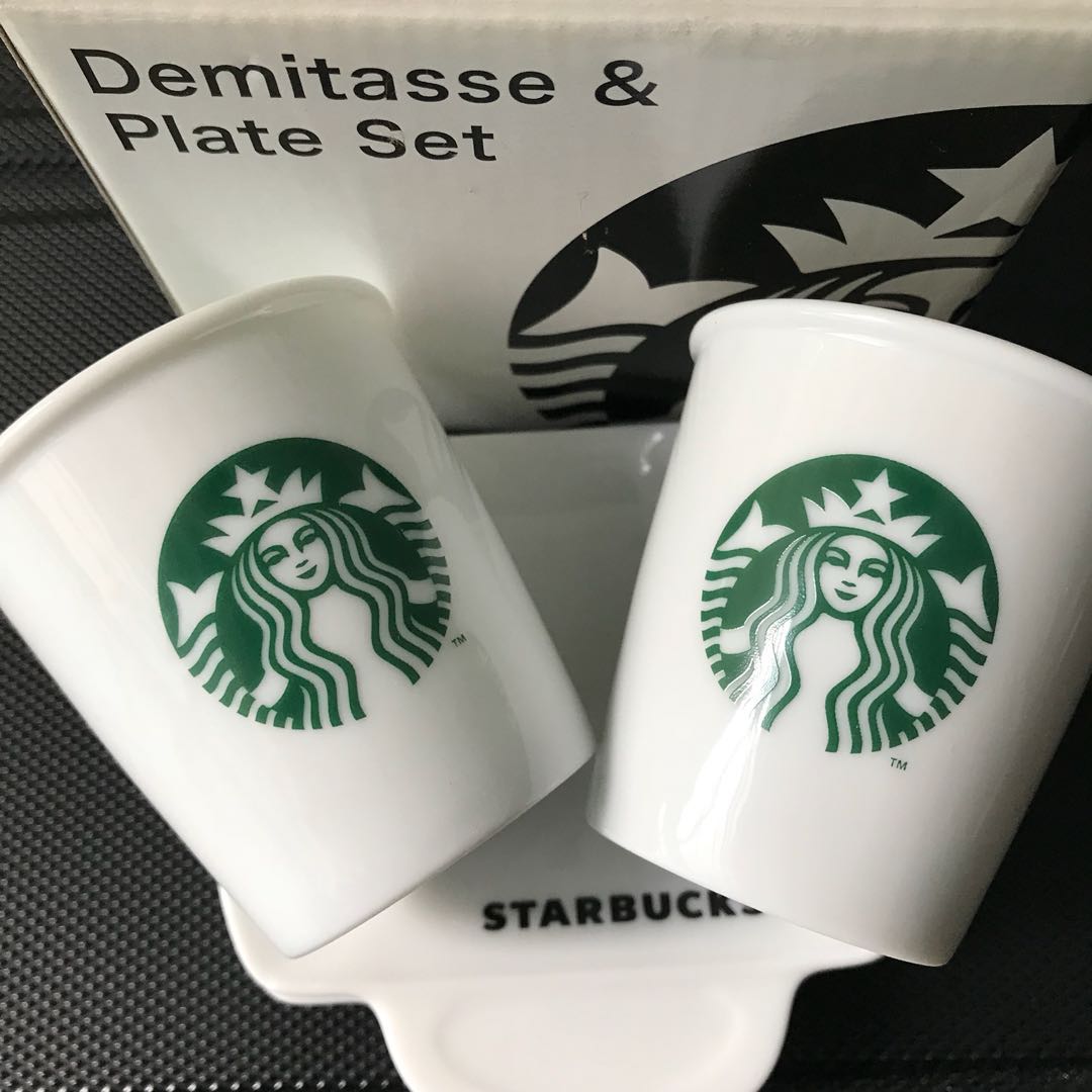 Starbucks Demitasse & Plate Set(From Japan), Everything Else on Carousell