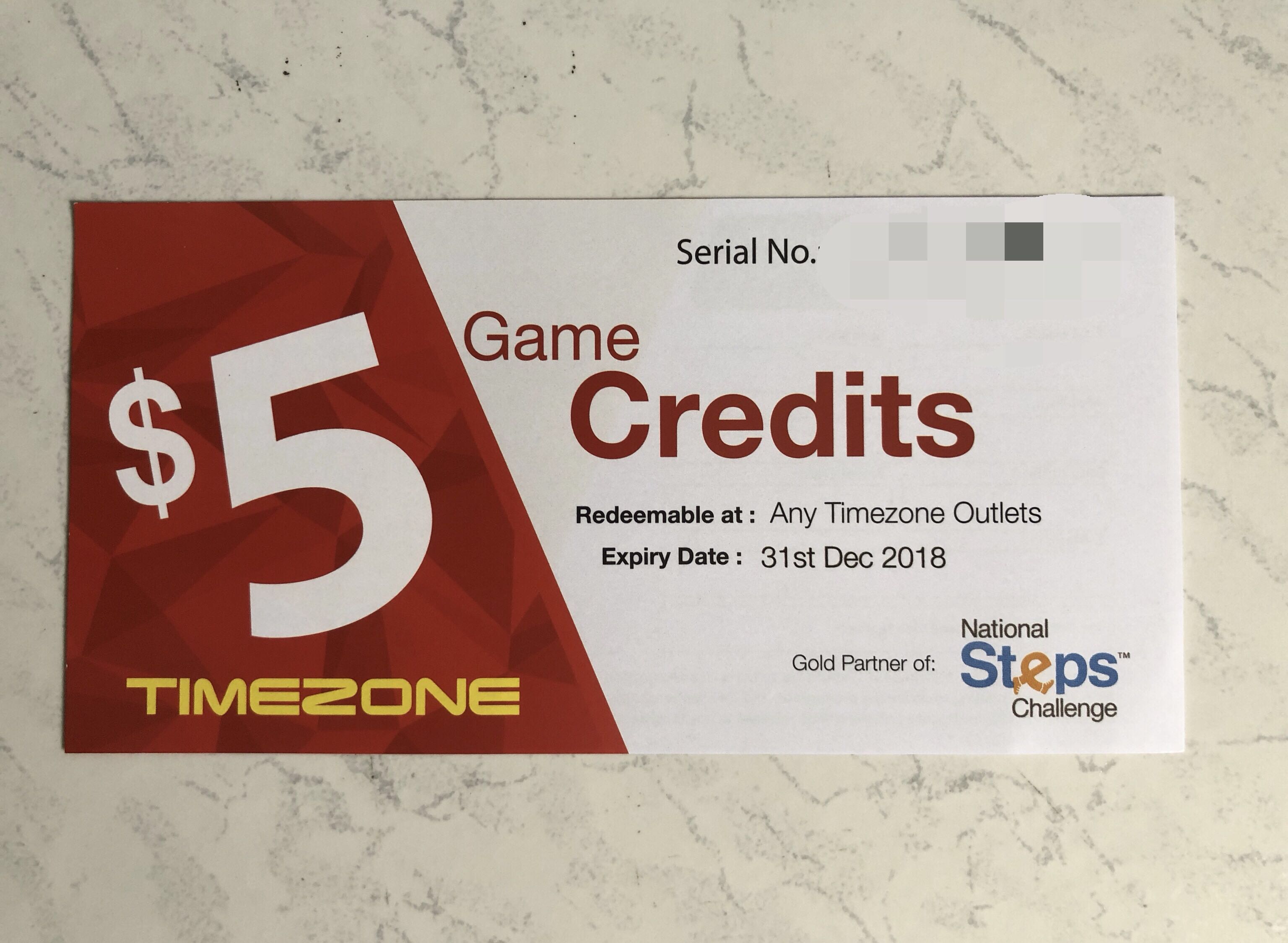 Timezone $5 game credits voucher, Tickets & Vouchers, Vouchers on Carousell