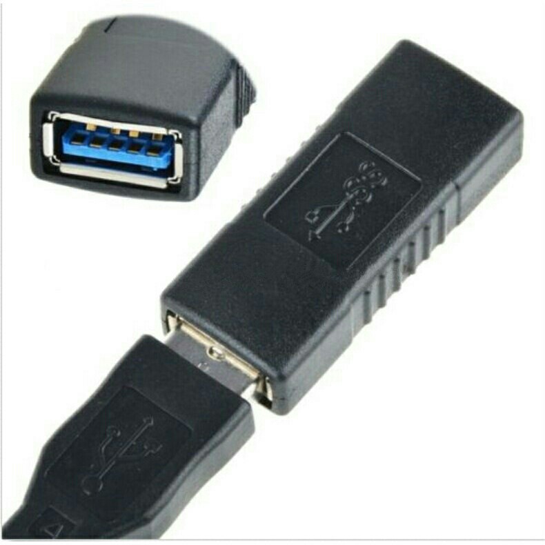 USB 3.0 Female to Female Connector Adapter Coupler Gender Changer Hub ...