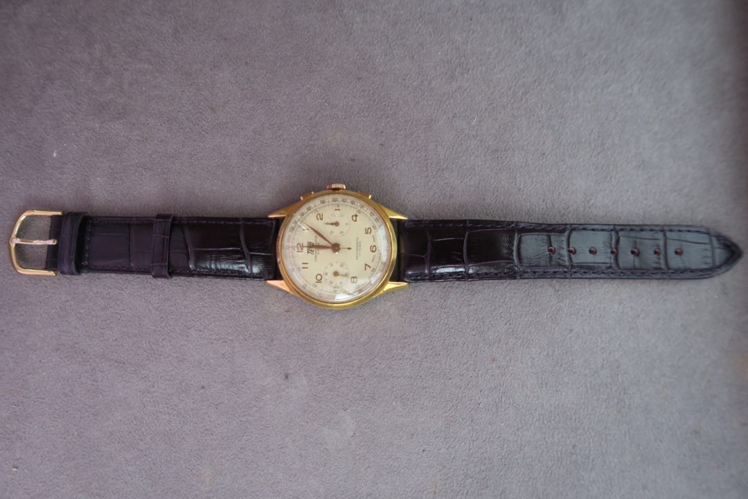 Vintage Chronographe Suisse Tevo Landeron 48, Luxury, Watches on Carousell