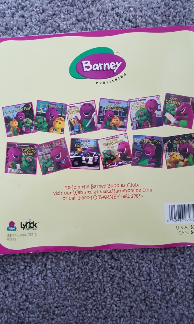 Barney Goes to the Fair, Books & Stationery, Children's Books on Carousell