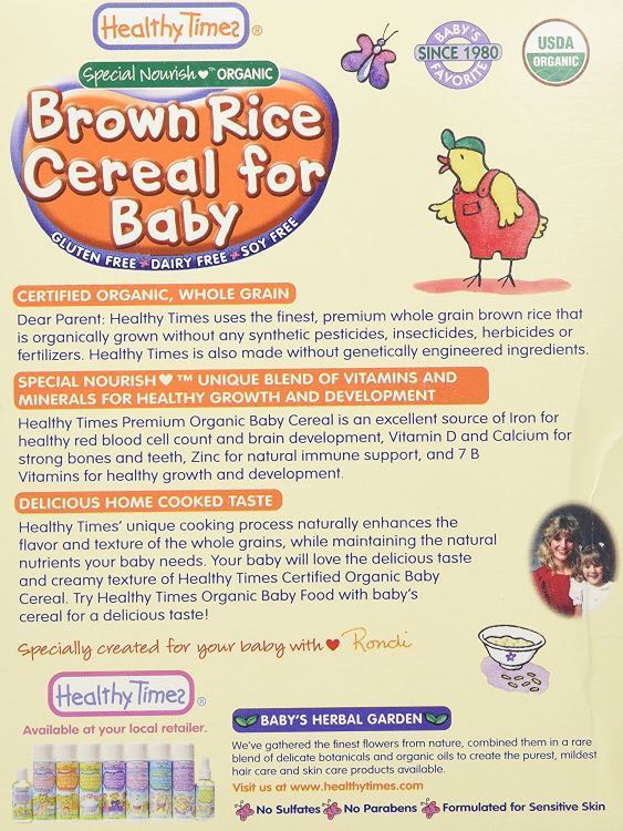 Brown Rice Cereal, Babies & Kids, Nursing & Feeding, Weaning & Toddler ...