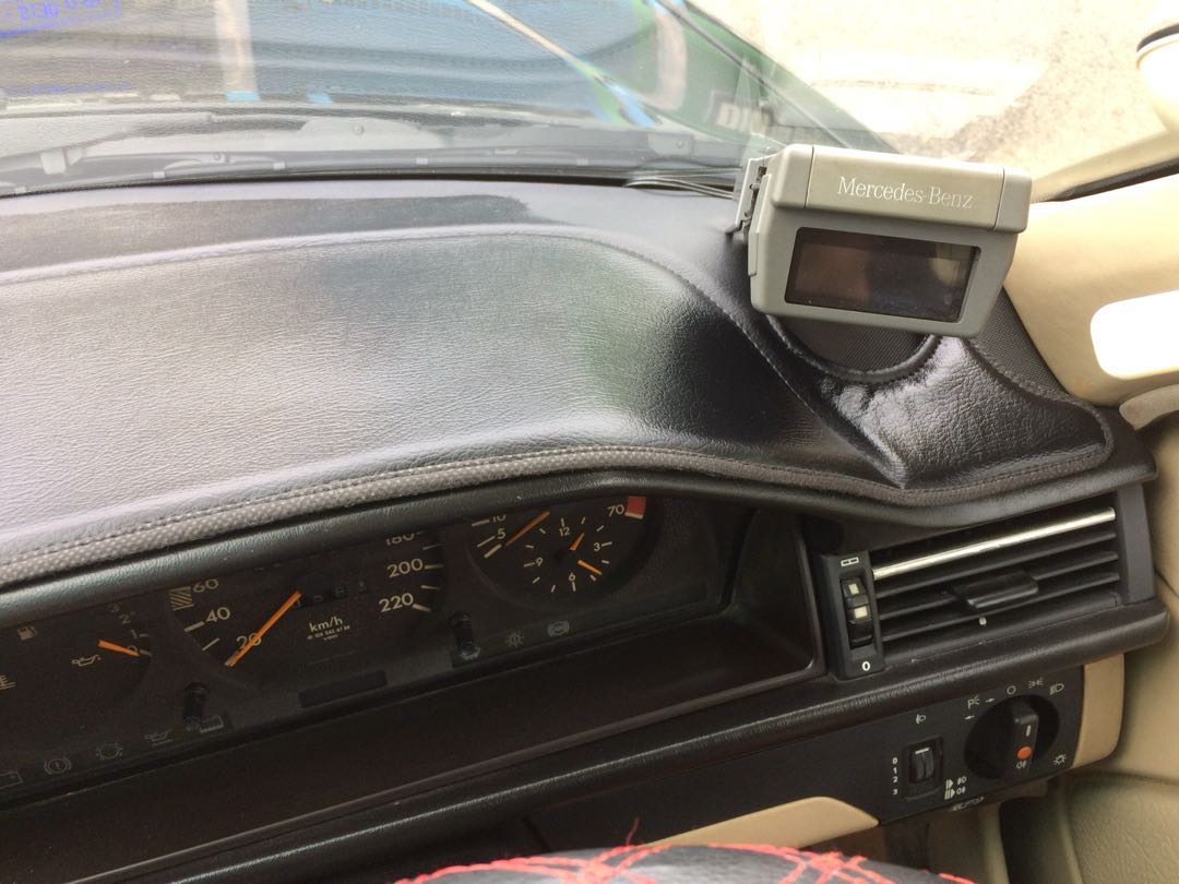 Custom-made Dashboard Mat for W124, Car Accessories on Carousell
