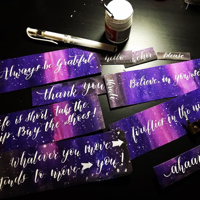 Handmade bookmarks and gift tags, Hobbies & Toys, Stationery & Craft ...